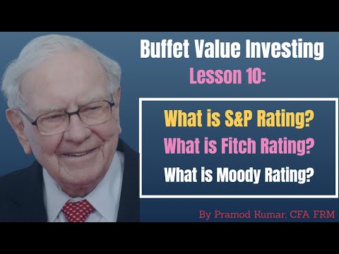 What is S&P Rating? What is Moody's Rating? What is Fitch Rating?