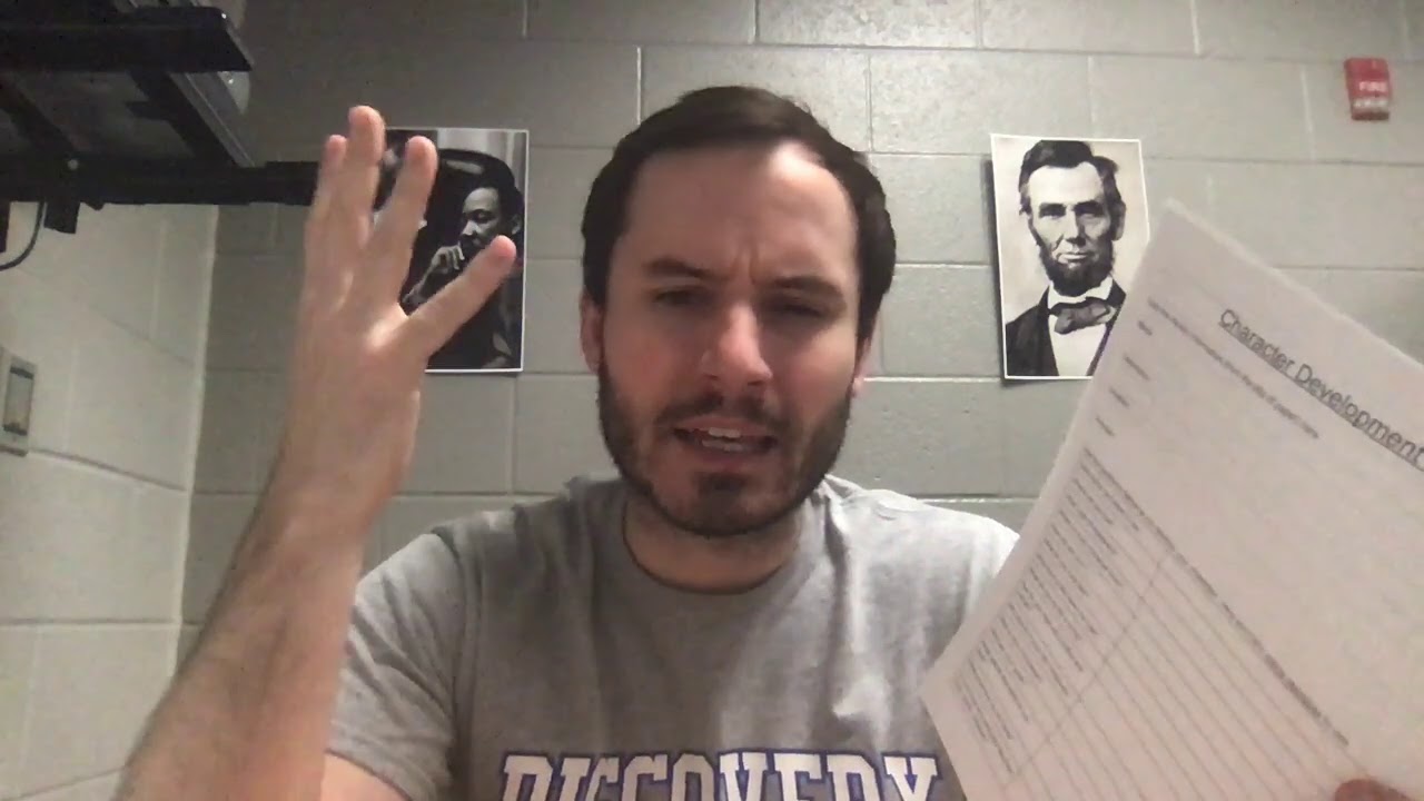 Character Development Chart Instructions