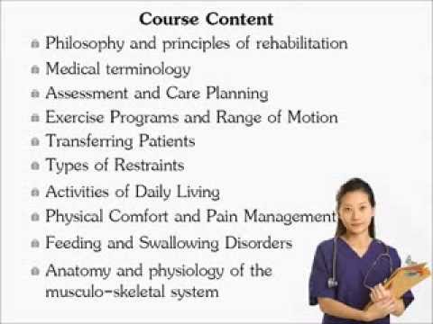 RNA Certification Online Restorative Nurse Assistant
