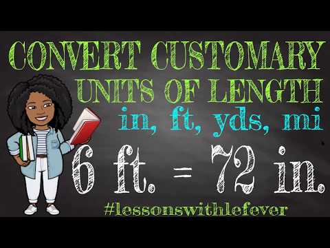 Customary Units of Length
