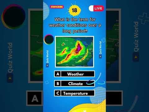 What Term Describes Long-Term Weather Conditions? π€οΈβ¨ #shorts