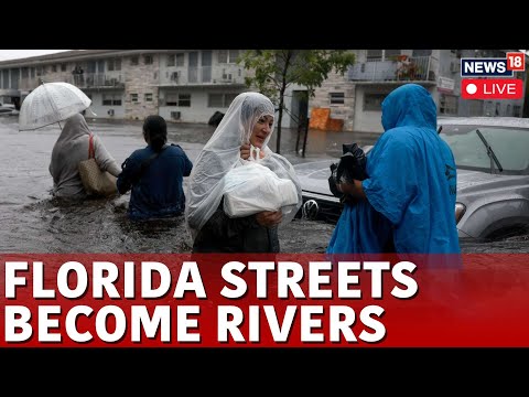 Florida Hurricane Live | Hurricane Debby In Florida 2024 | Florida Thunderstorm | Florida Weather