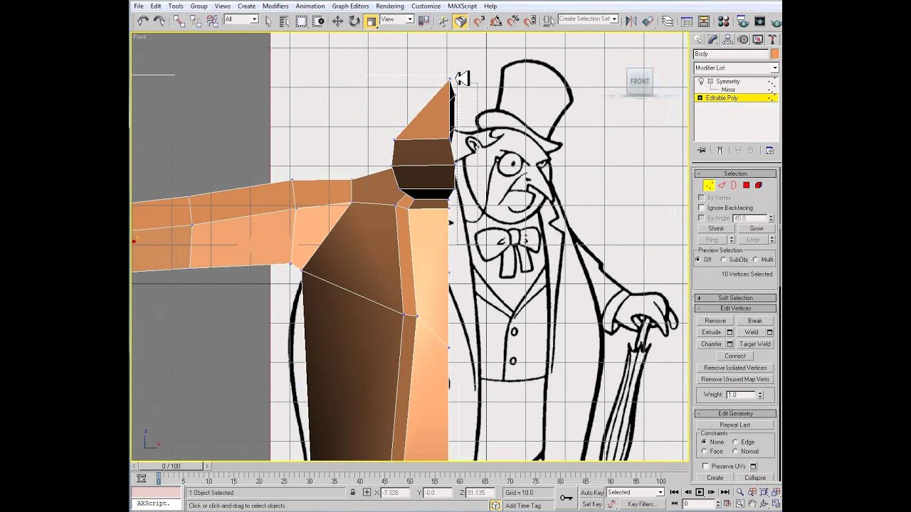 Creating A Stylized Character Modeling Part 04