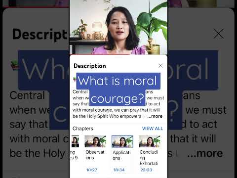 What is moral courage?