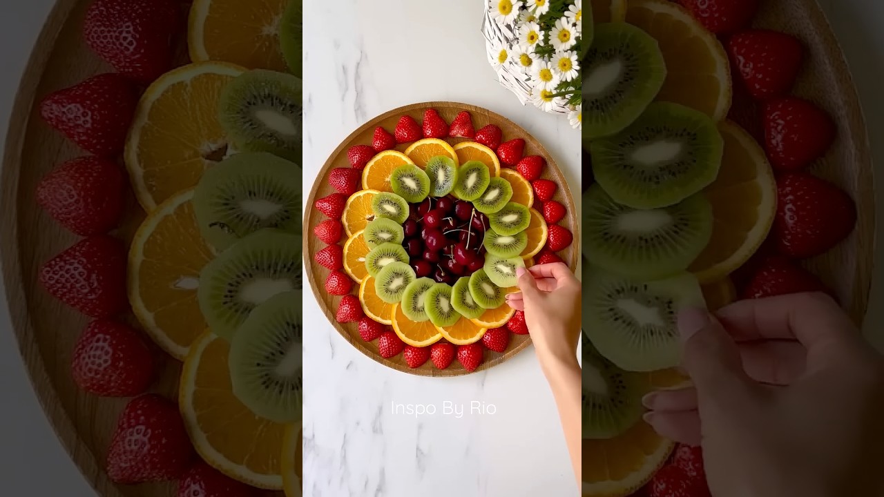 Stunning Fruits Platter ideas 🦋 Easy & Beautiful Presentation Tips! #shorts