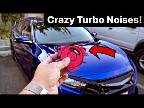 Cheap Turbo Mod For Honda Civic 10th Gen Blow Off Valve BOV Sound Plate Install Adapter Type R SI