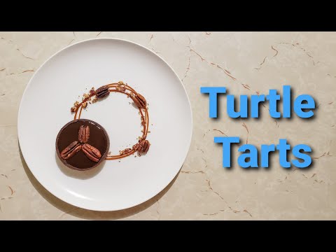 Turtle Tarts Recipe || Chocolate Caramel Pecan Tarts || How I Made