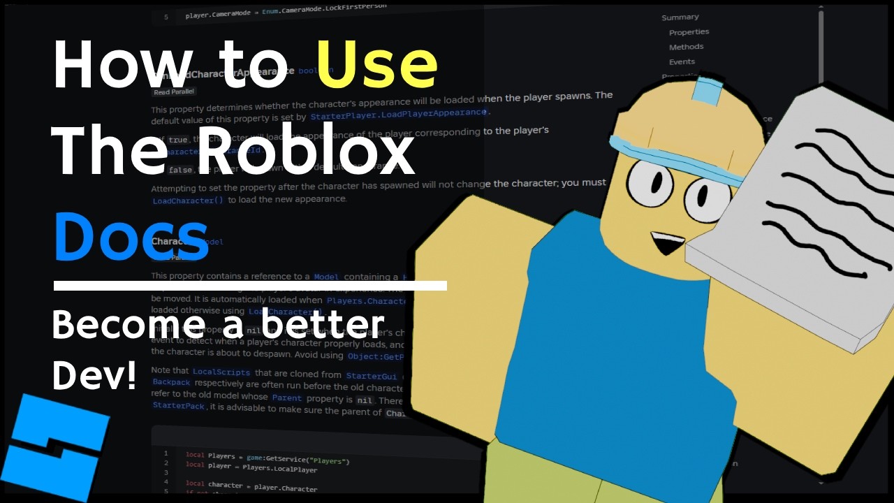 How to USE the Roblox Documentation to Learn Scripting (How to learn to use it)