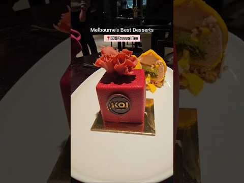 We went to Masterchef @ReynoldPoer 's Koi Dessert Bar | Melbourne, Australia