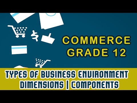 Types of Business Environment | Dimensions | Components | Part 10