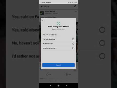 how to delete your advertisement ad from facebook marketplace