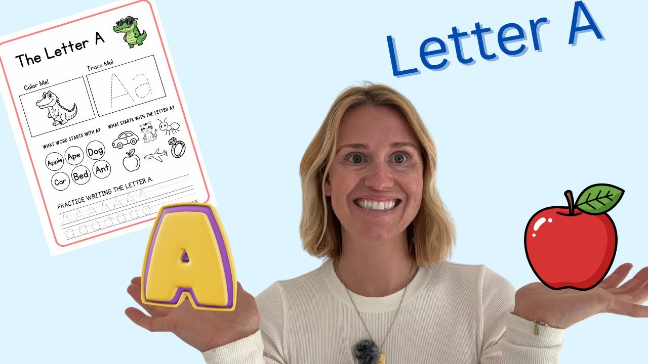 Letter A Basics - Work Through This Worksheet Together