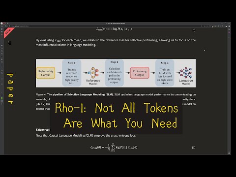 Not All Tokens Are What You Need for Pretraining