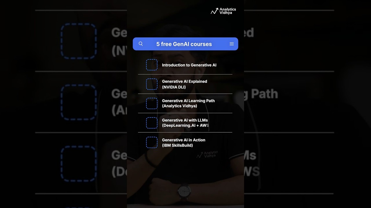 7 Free Generative AI Courses With Certificates (2026 Guide)