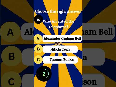 "Who Invented the Telephone? | Mind-Blowing Quiz #GKShorts #TriviaChallenge"