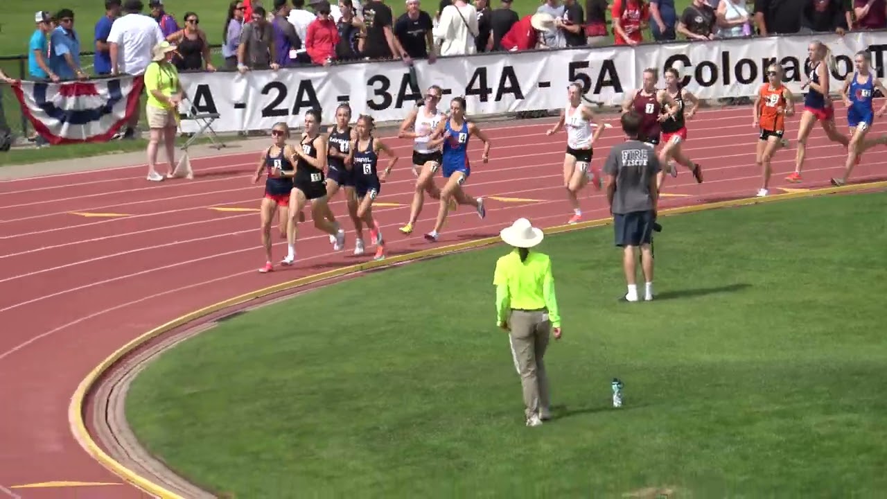 2026 Colorado State Meet 5a Girls 1600m | Madison Lange | Emry Schwalm | Claire Guiberson