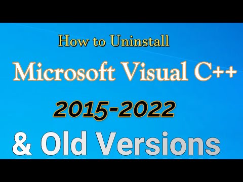 How to Uninstall Microsoft Visual C++ 2015-2022 redistributable Old Versions