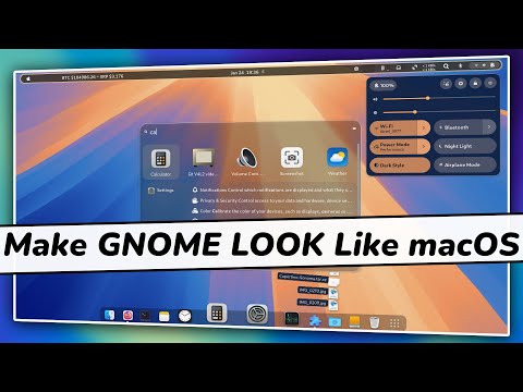 Make GNOME Desktop Look Like MacOS (NEW) || GNOME Customization 2025