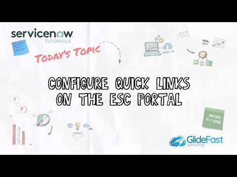 Configure Quick Links on the ESC Portal | ServiceNow Tutorial