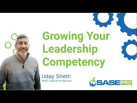 SASE Webinar - Growing Your Leadership Competency