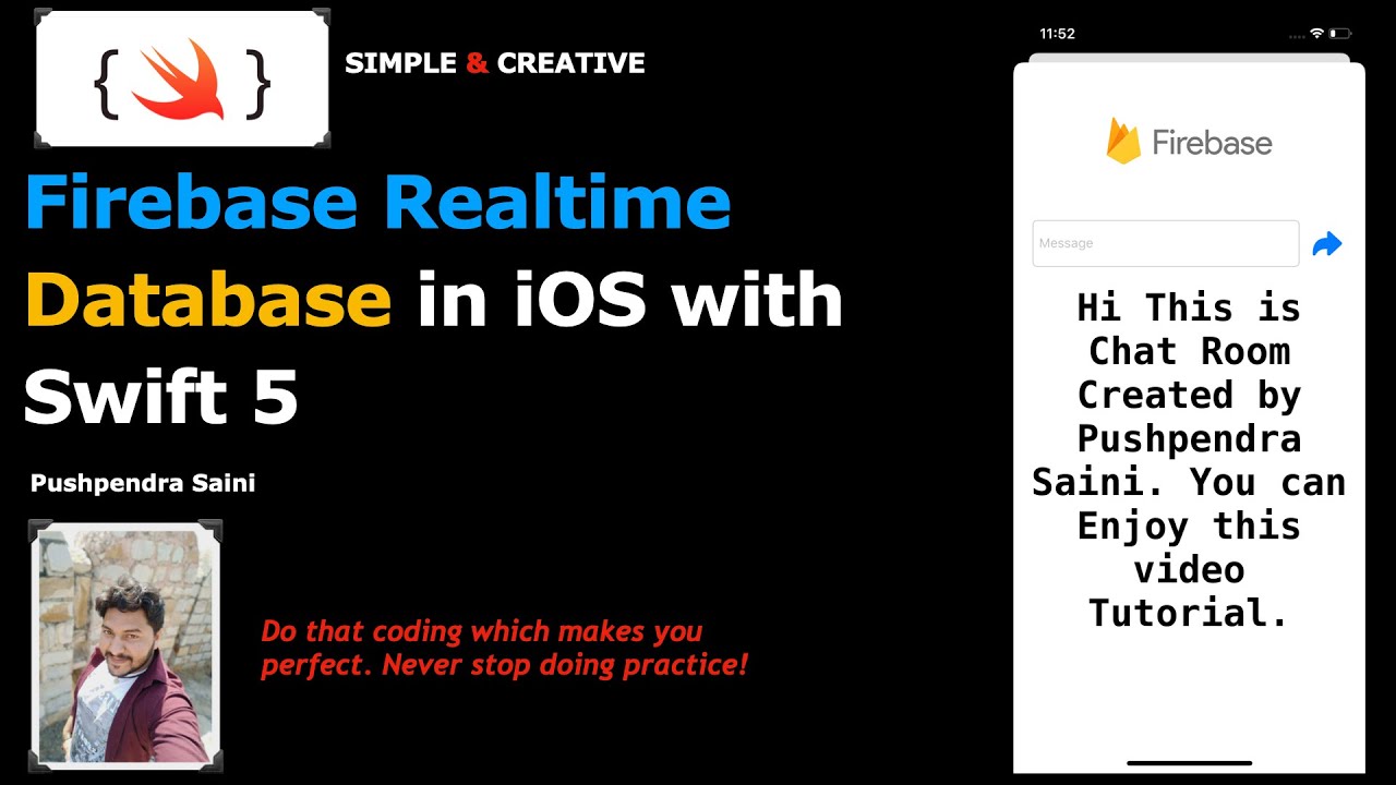 Firebase Realtime Database in iOS Swift 5
