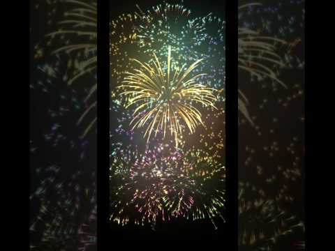 Crazy fireworks show