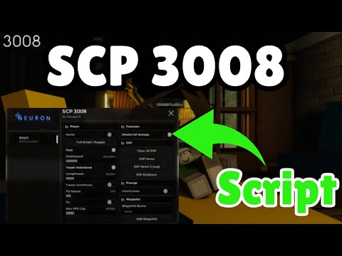 SCP 3008 Script | Auto Farm, ESP, God Mode, Pastebin