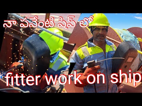 fitter work on ship