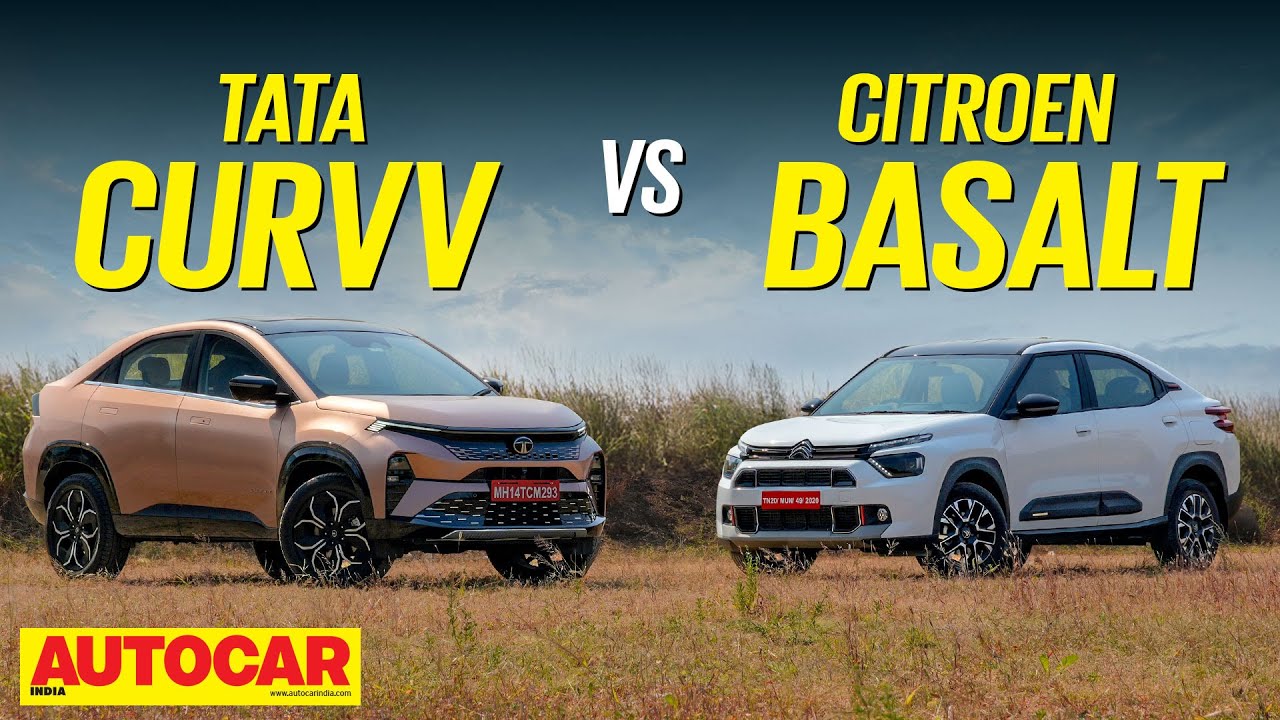 Tata Curvv vs Citroen Basalt - Which is the better coupe-SUV? | Comparison | Autocar India