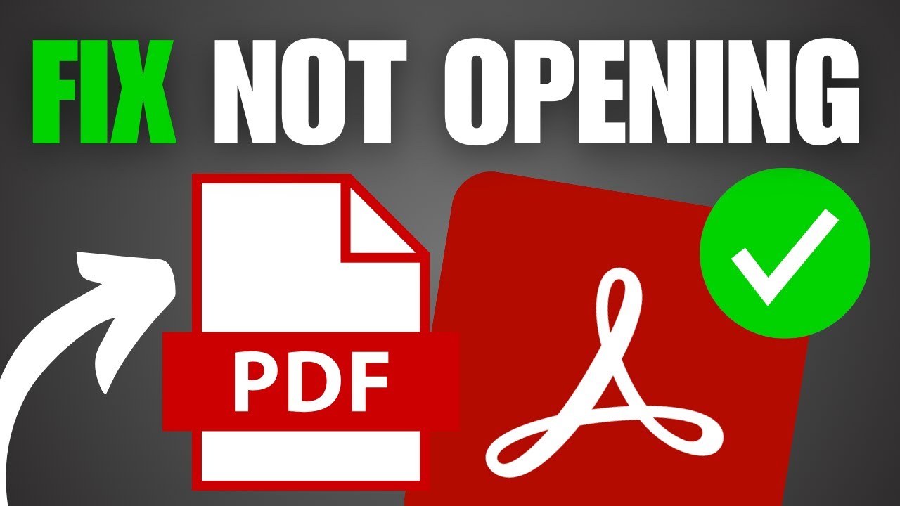 How To Fix Adobe Acrobat Reader Not Opening