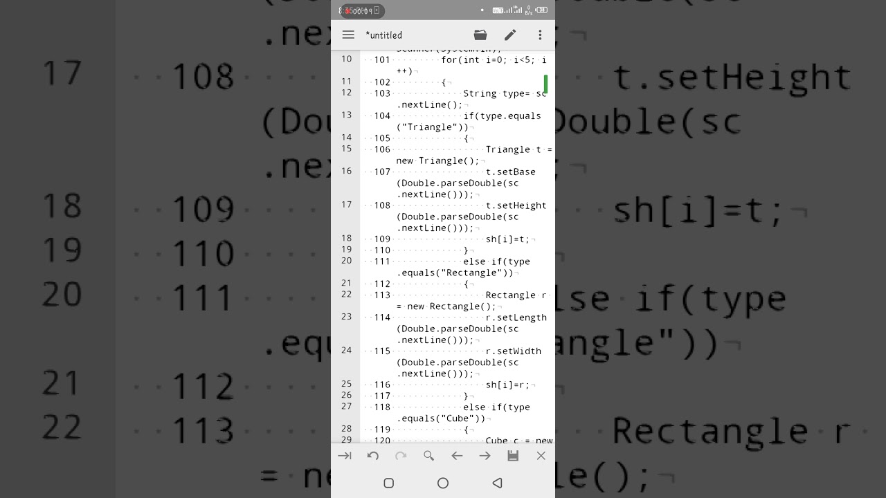 Shape Area Volume Calculator Java