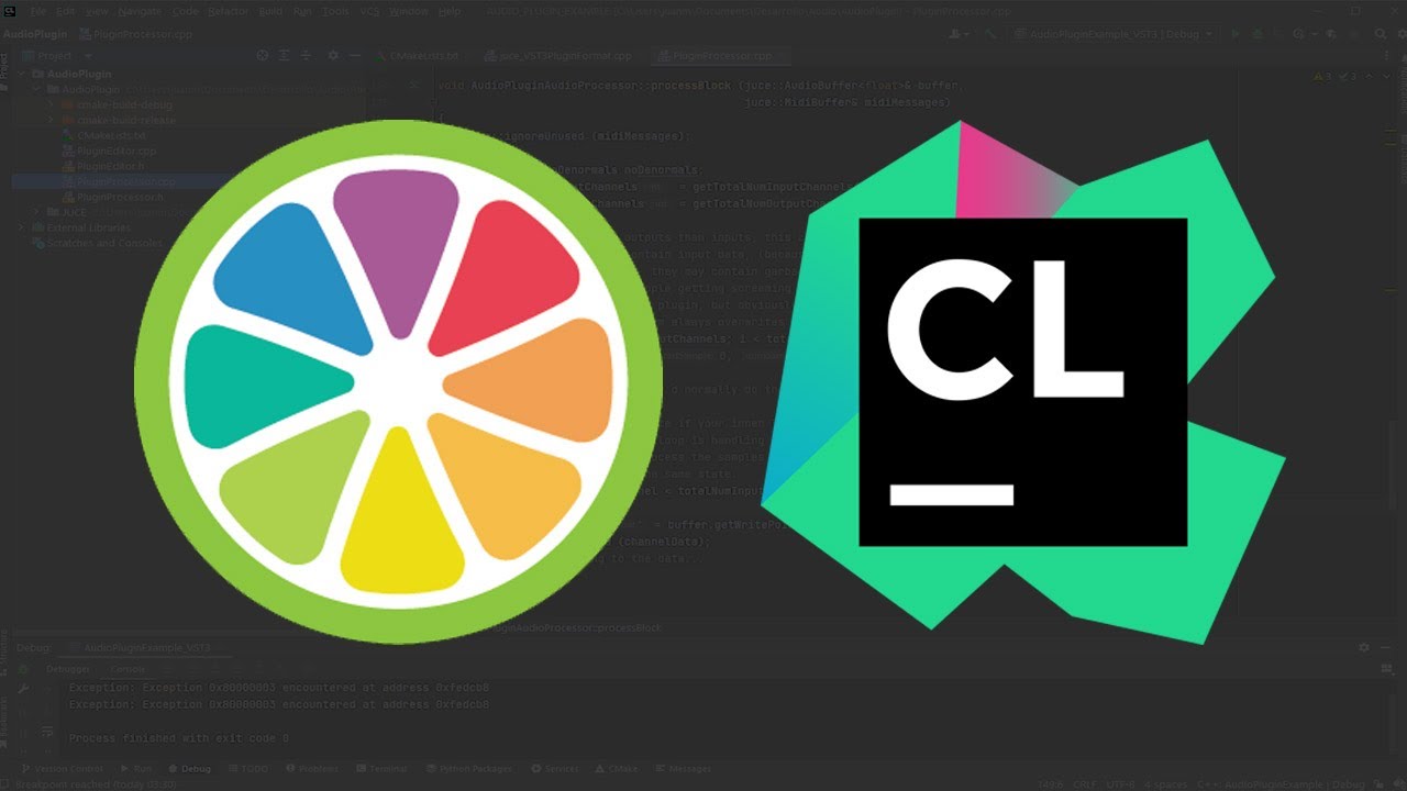 How to use Juce with CLion to build and debug audio plugins