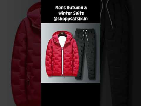 Men's Autumn and Winter Suits New Down Padded Jackets