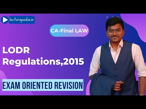 SEBI LODR Regulations CA Final May-2022 Revision