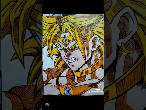 Drawing Broly #shorts #anime #drawing #art #trending #broly #drawingdrawing #animedrawing #goku
