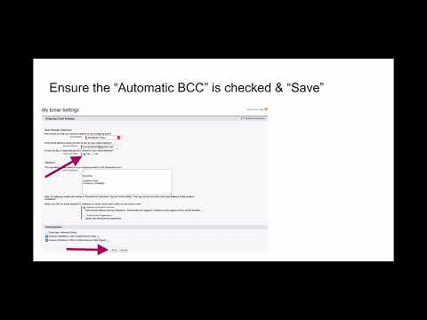 How to BCC emails in Salesforce