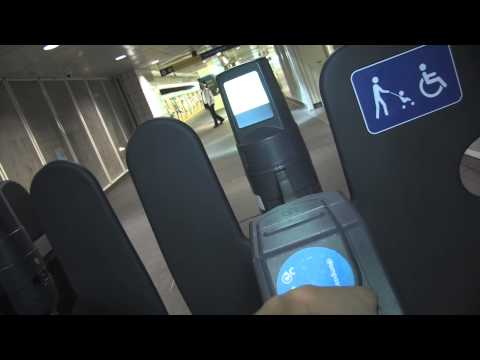 Compass Beta Test at Waterfront Station - Fare Gates