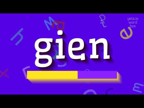GIEN - How to pronounce it?