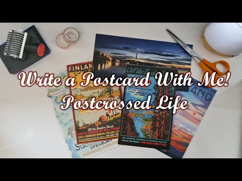 Write a Postcard With Me! â Postcrossed Life #5