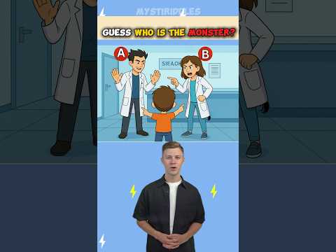 Who Is The Monster? #riddles #logicpuzzles #brainteasers #riddlechallenge #viralshort #views