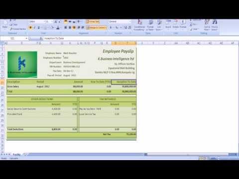 Printing the Employee Payslip