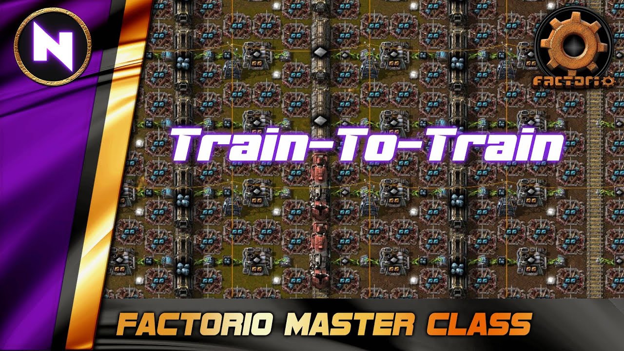 Introducing TRAIN-TO-TRAIN for Megabase | Factorio Tutorial/Guide/How-to