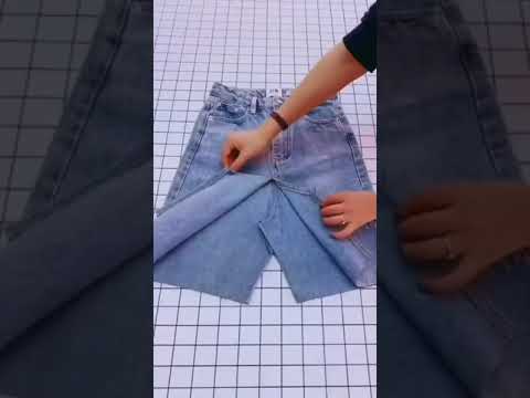 DIY jeans recycling | Alteration of old clothes | sewing for beginners| Svet sewing