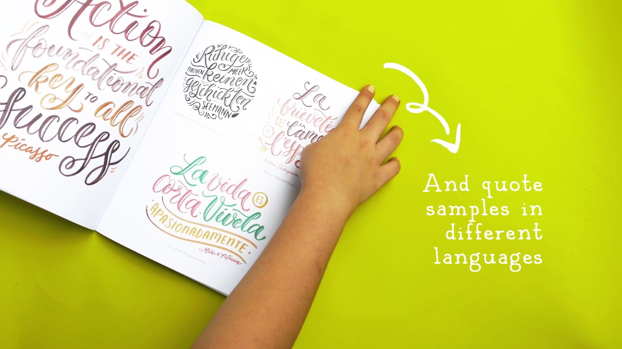 What's Inside Hand Lettering A to Z Book?