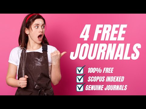 Free Journals to Publish Your Research Papers 2022 - PART 2