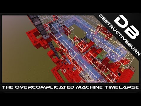 The Minecraft Overcomplicated Machine Minecraft Map