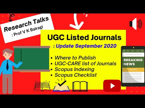 UGC Care Journals Update 2020