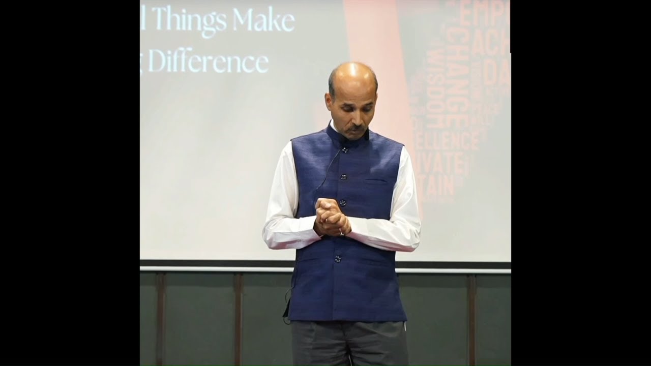 Small things make big difference | Dr Udai Paliwal | TEDxNirmaUniversity