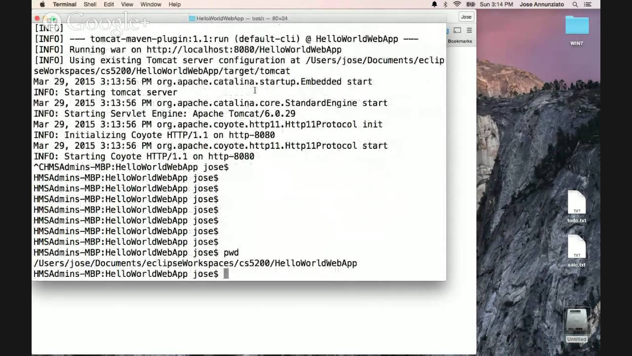 Importing a Simple Maven Web Application into Eclipse