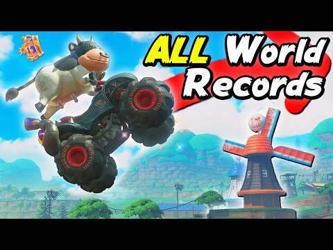 Reacting to EVERY World Record in Mario Kart World! [WEEK 1]